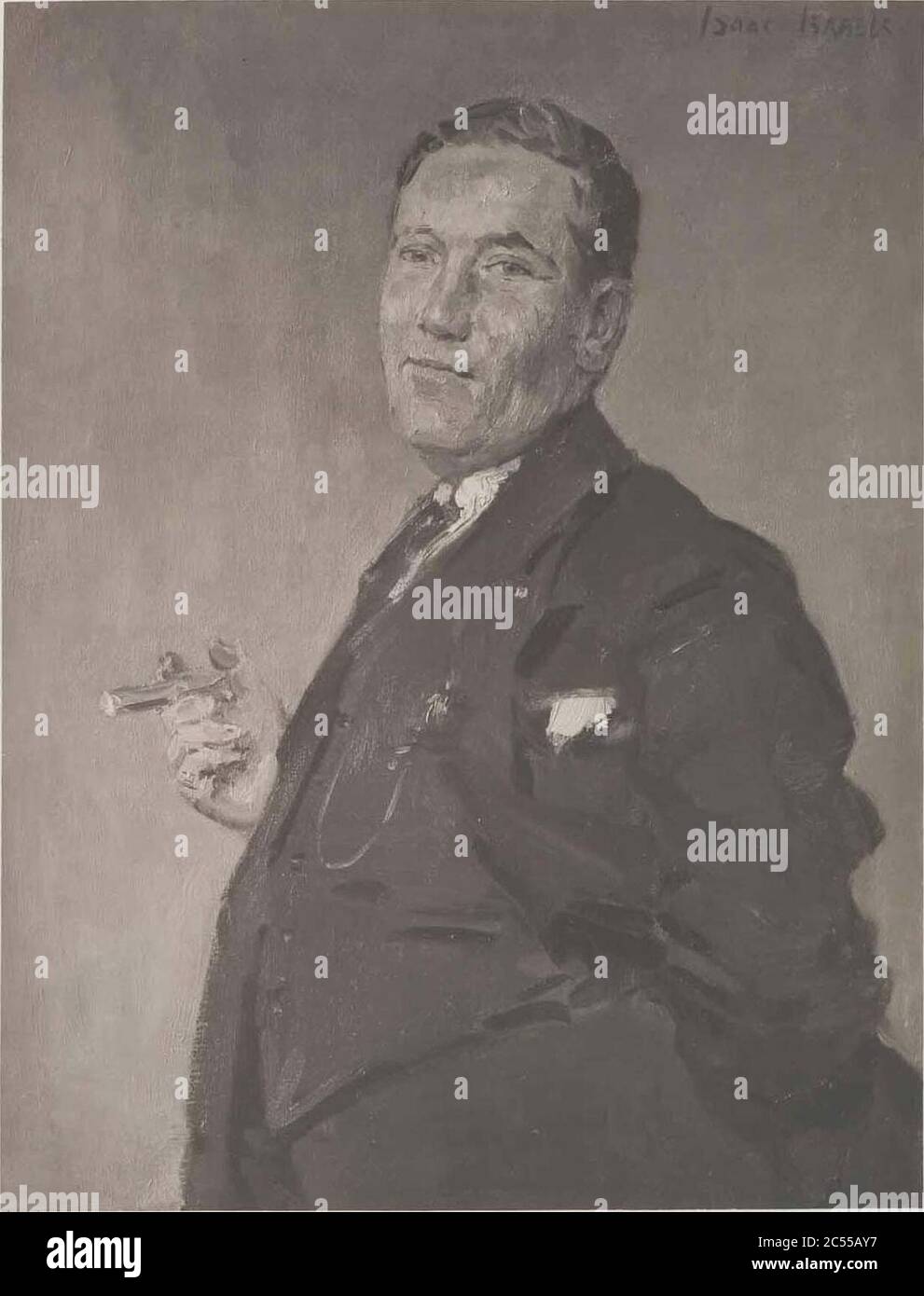 Isaac Israëls Portrait of the Architect Jan Wils Stock Photo - Alamy