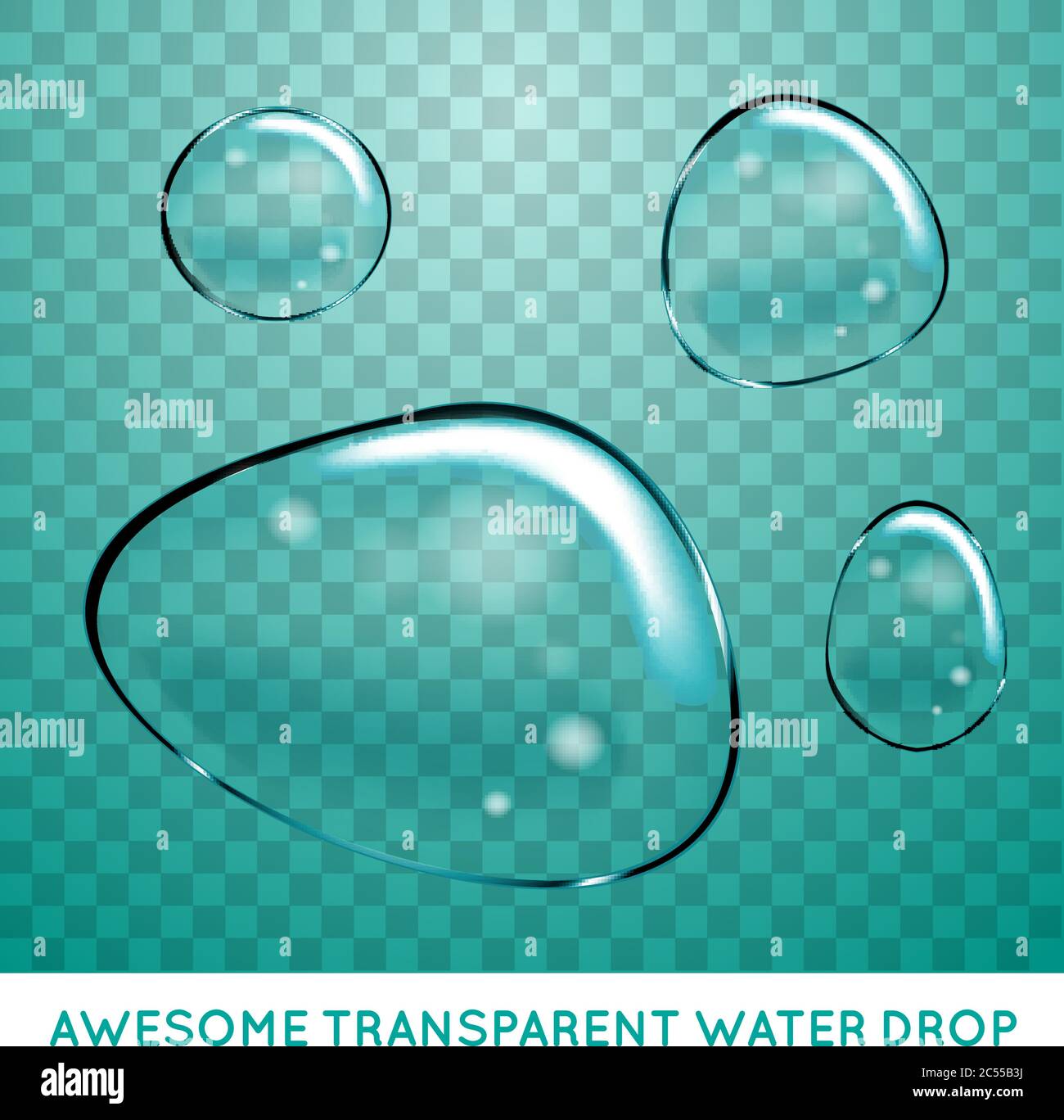 Vector Soap Water Bubbles Set. Transparent Isolated Realistic Design ...