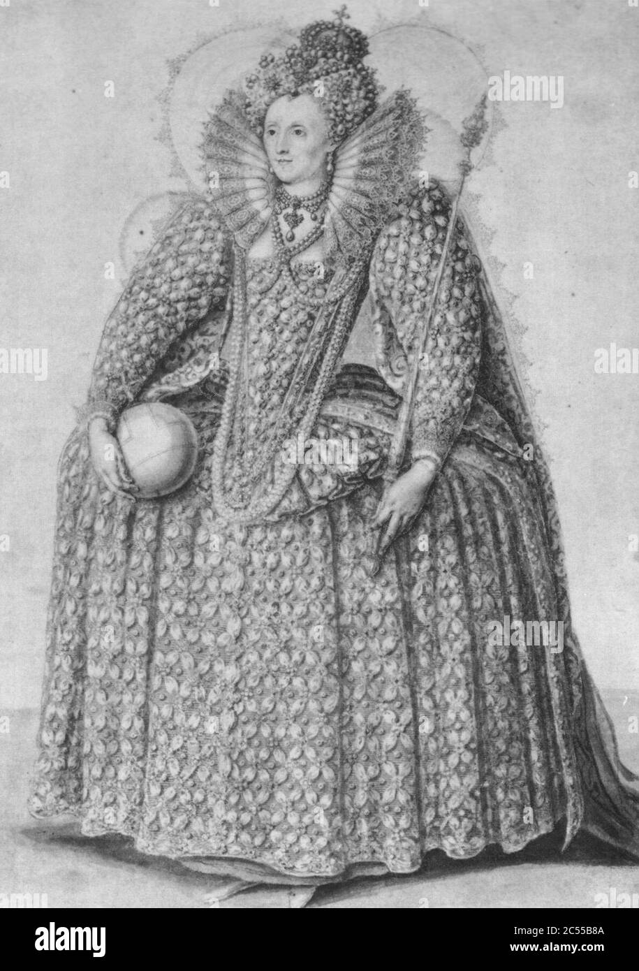 Isaac Oliver Queen Elizabeth I Stock Photo - Alamy
