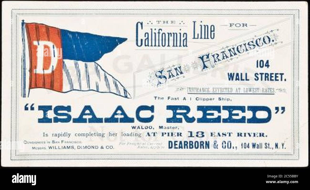 Clipper ship card hi-res stock photography and images - Alamy