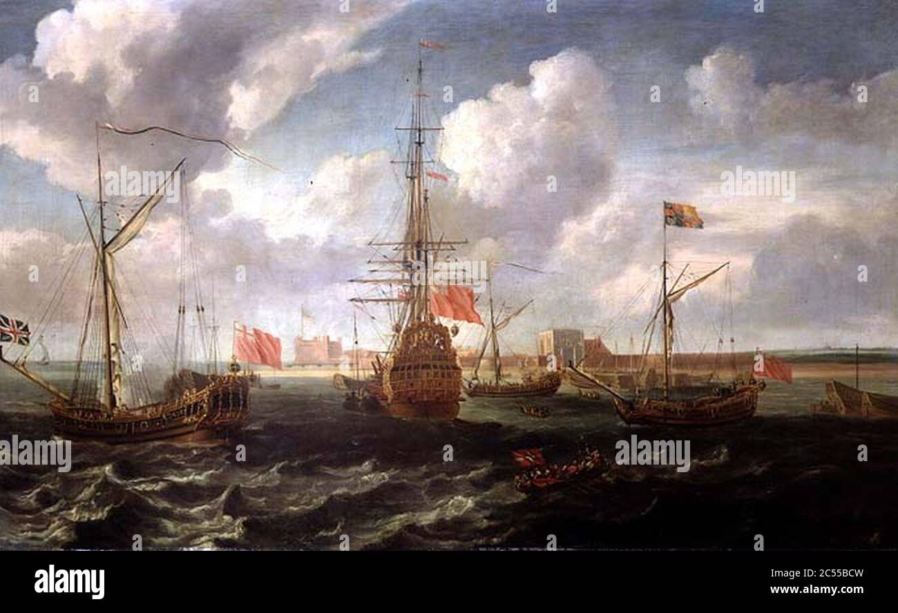 Isaac Sailmaker - The Royal Yacht off Sheerness Stock Photo - Alamy