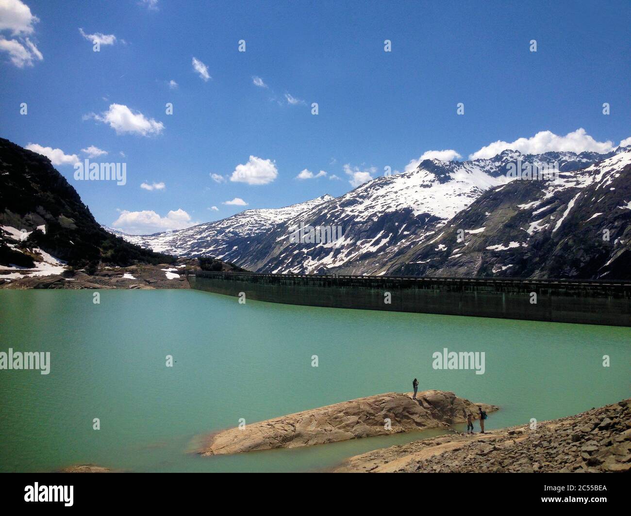 Switzerlands magnificent mountain panorama Stock Photo - Alamy