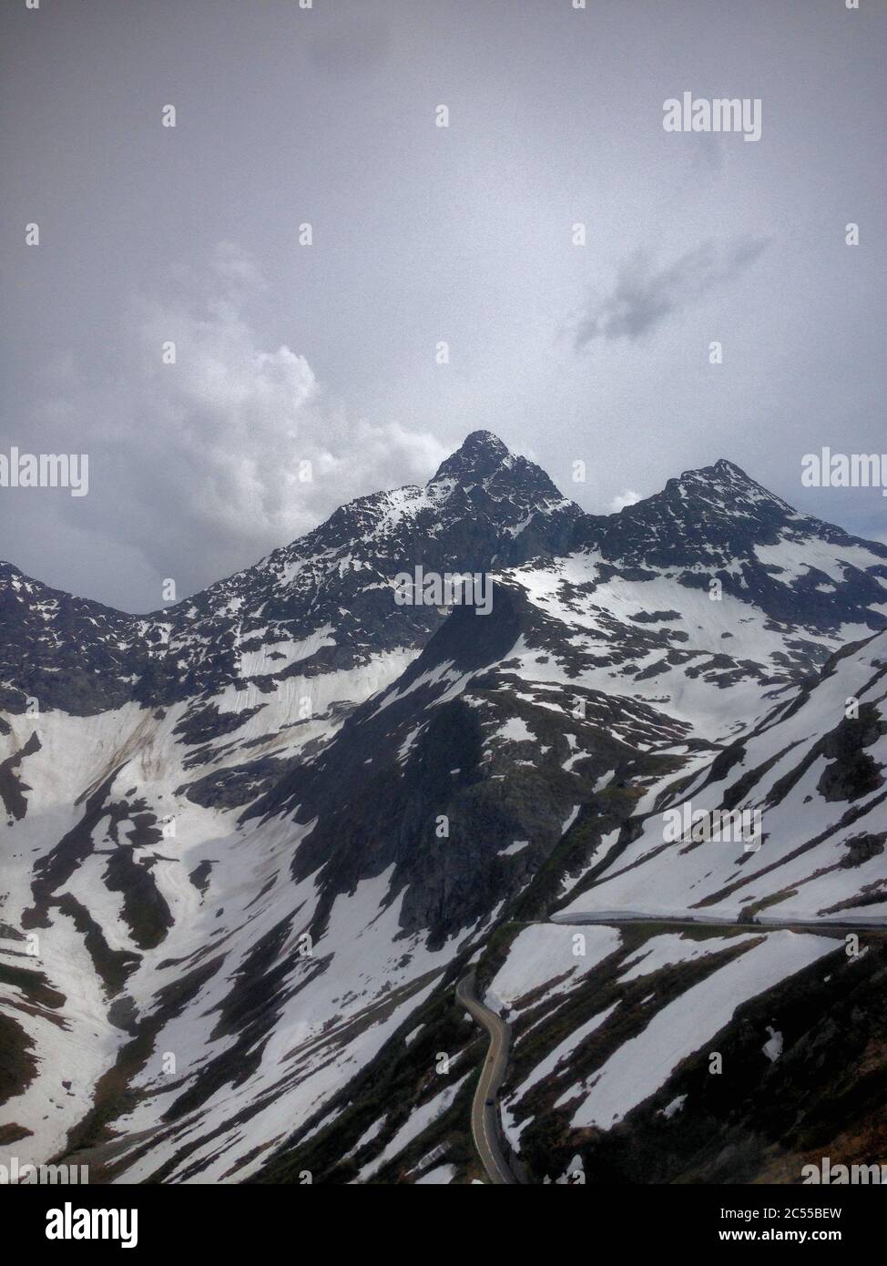 Switzerlands magnificent mountain panorama Stock Photo - Alamy