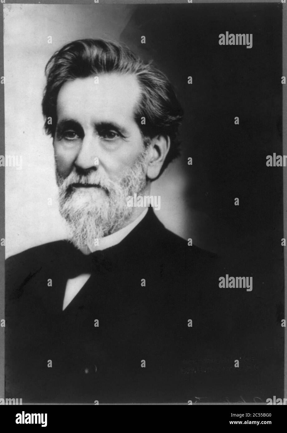 Isaac Stephenson, 1829-1918, bust portrait, facing left Stock Photo - Alamy