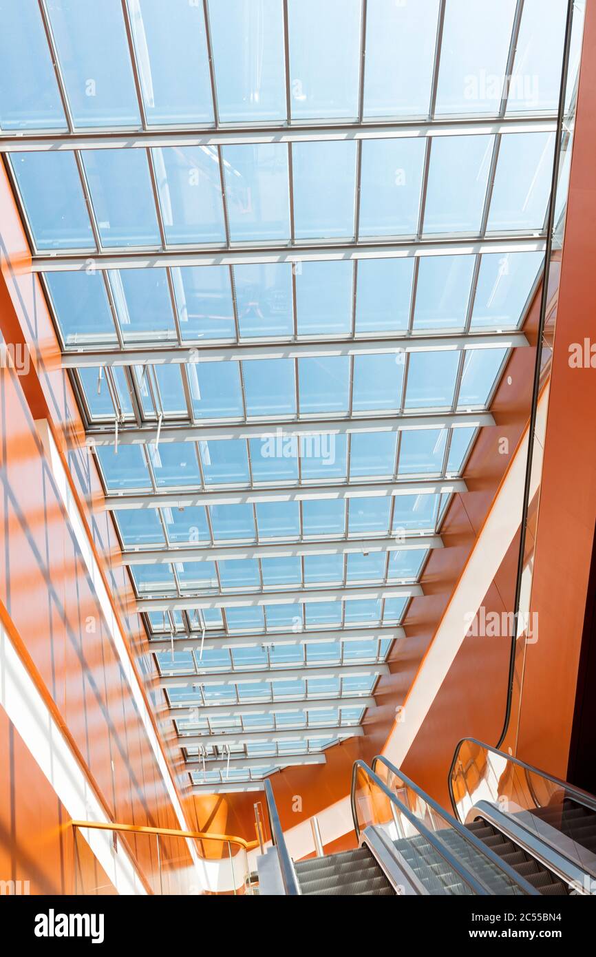 East Side Mall, stairwell, interior design, shopping mall, Mercedes ...