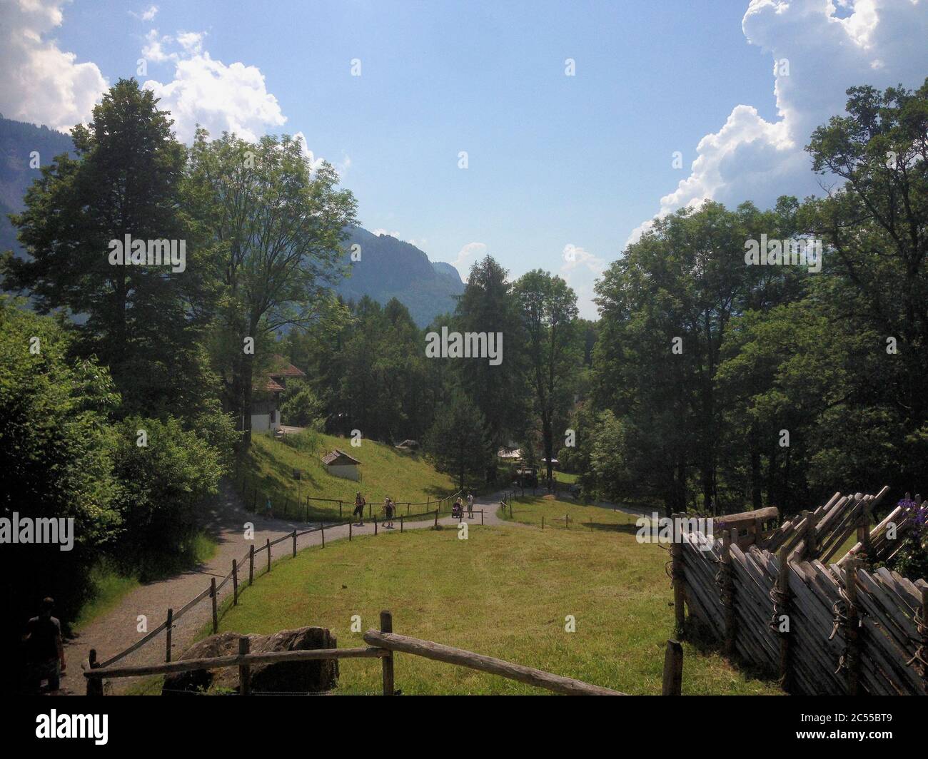 Rural area in Brienzwiler Switzerland Stock Photo - Alamy