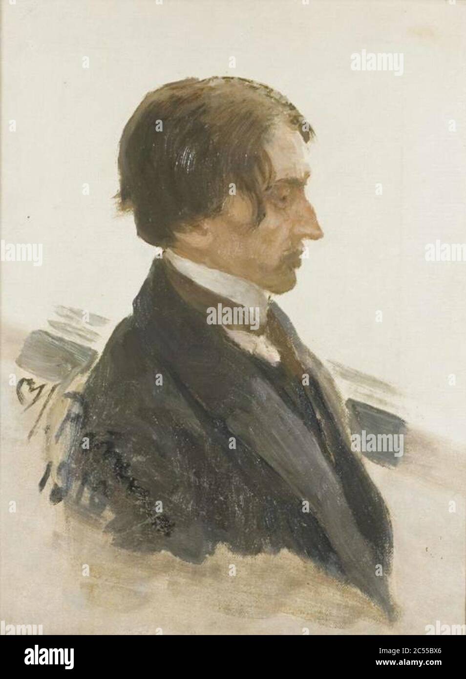 Isaak Brodsky by Ilya Repin (1910 Stock Photo - Alamy