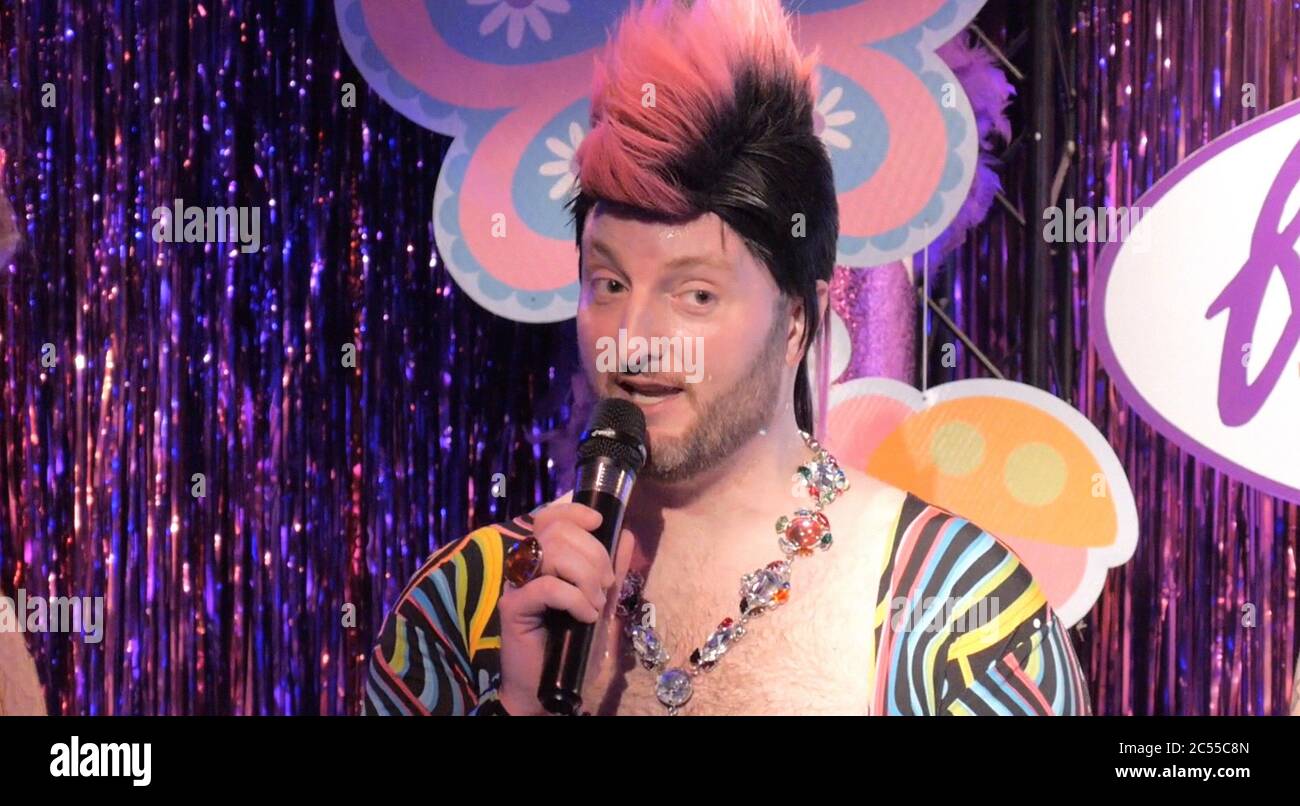 QUEEN OF THE CAPITAL, Eric Kelsey in his stage persona, D.P. Carrington, 2020. © Lot 1 Films ...