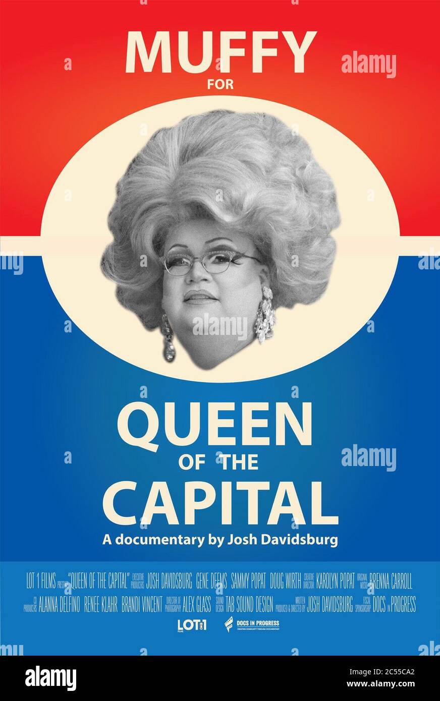 QUEEN OF THE CAPITAL, US poster, Daniel Hays in his drag persona, Muffy ...