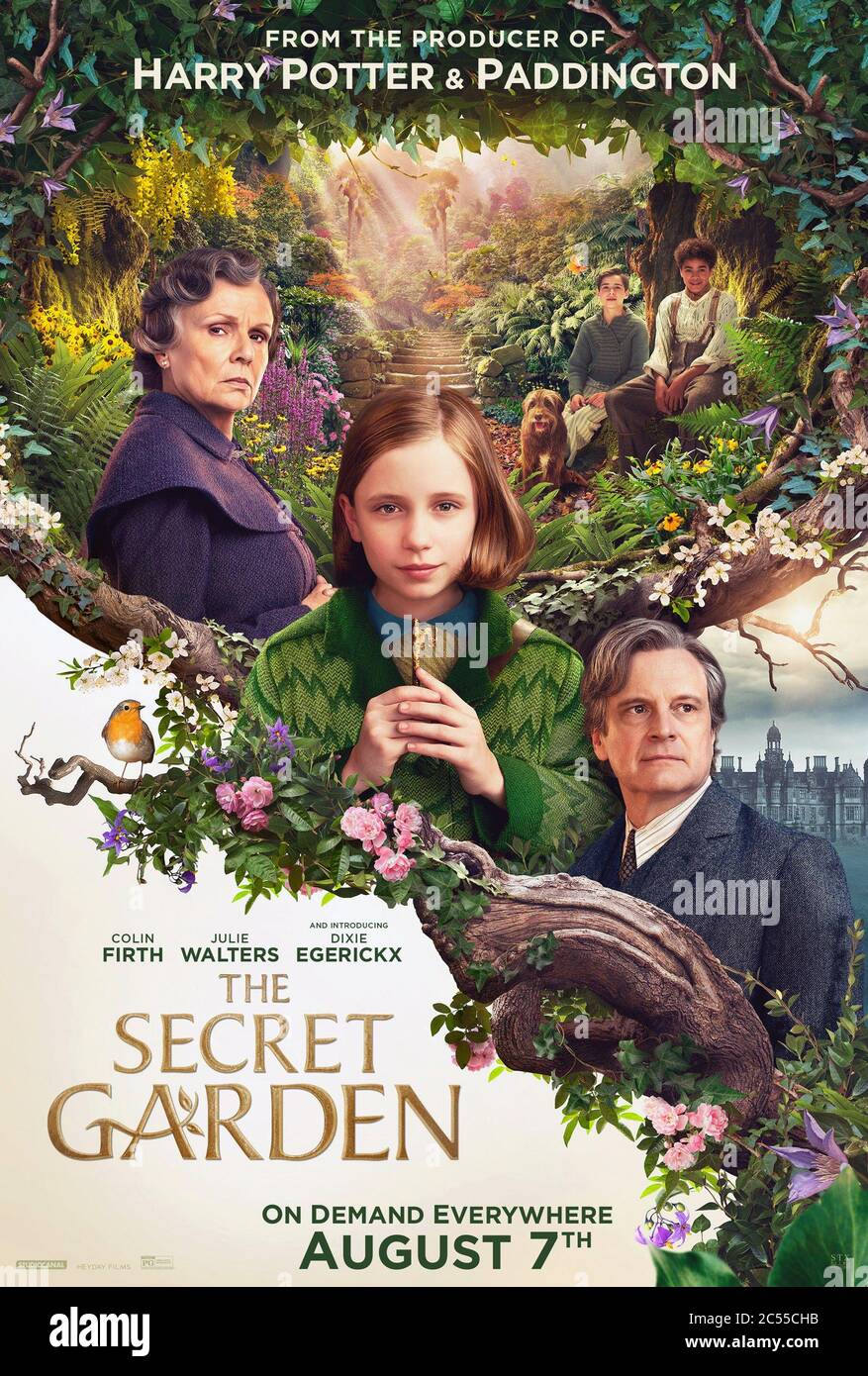 THE SECRET GARDEN, US poster, top right: Edan Hayhurst, Amir Wilson ...