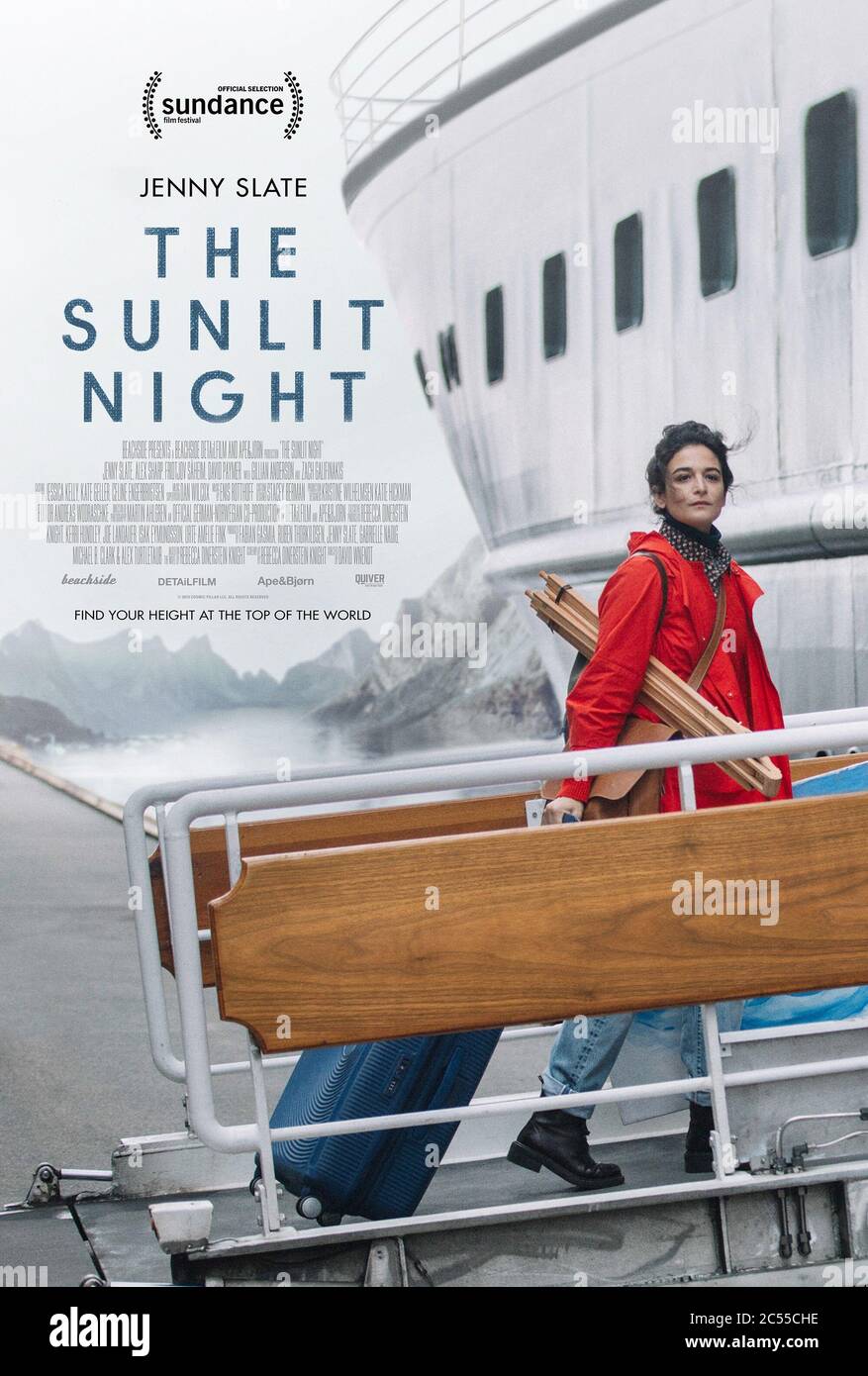 THE SUNLIT NIGHT, US poster, Jenny Slate, 2019. © Quiver Distribution ...