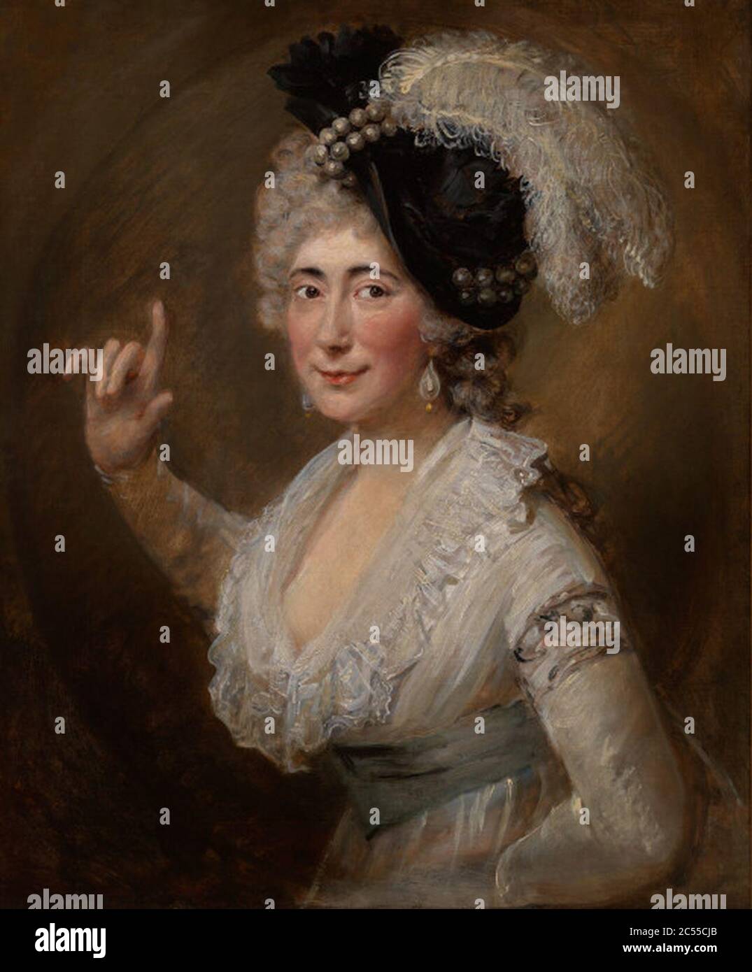 Isabella Mattocks by Gainsborough Dupont Stock Photo - Alamy