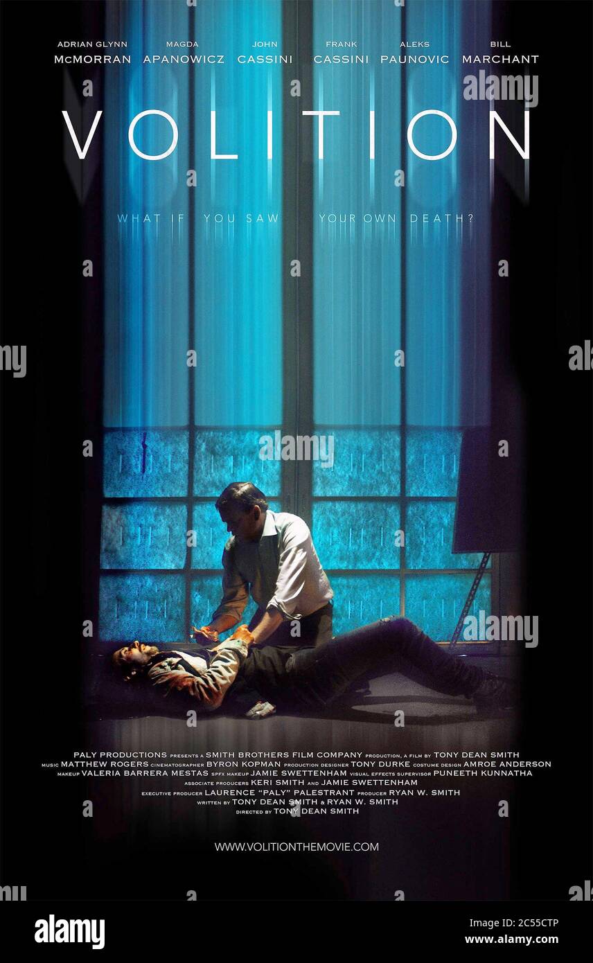 VOLITION, poster, bottom: Adrian Glynn McMorran, 2019. © Giant Pictures ...