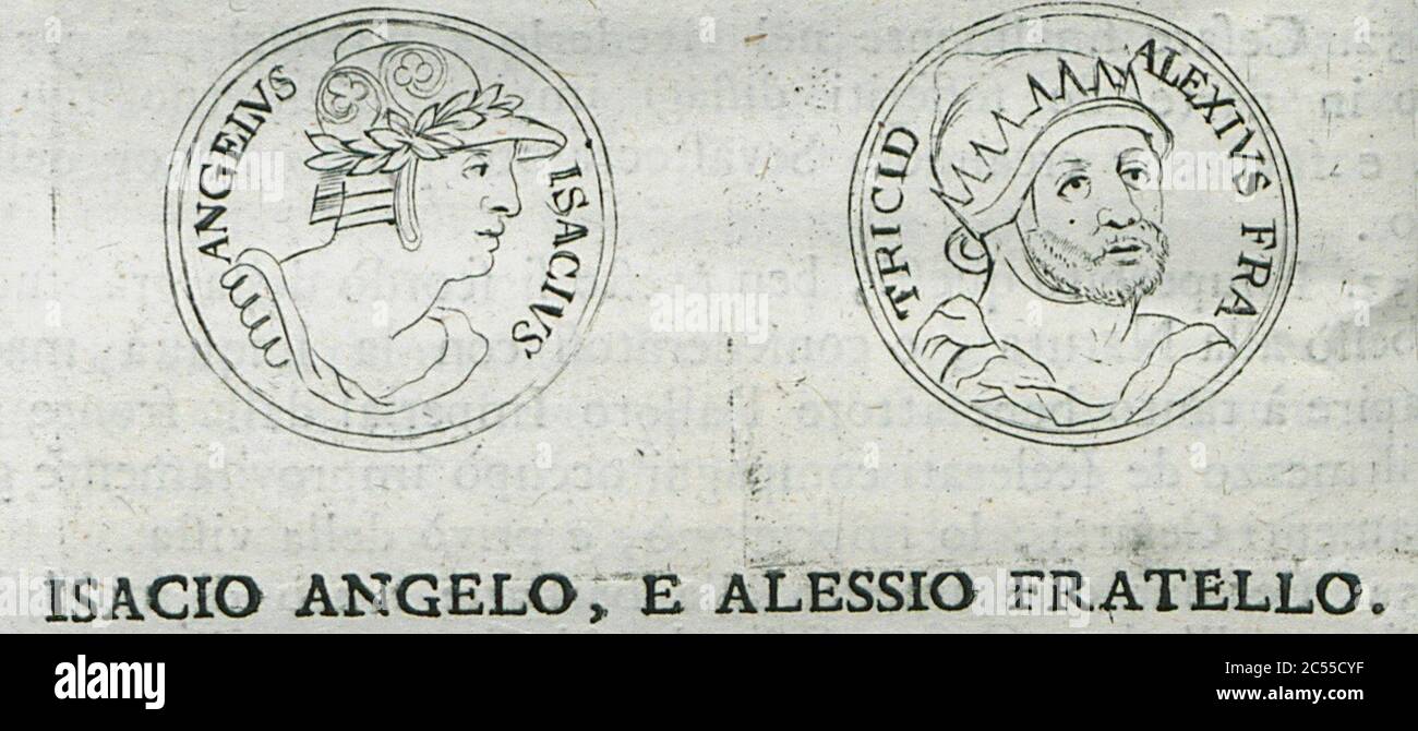 Isacio Angelo, e Alessio fratello - Fanelli Francesco - 1695 Stock ...
