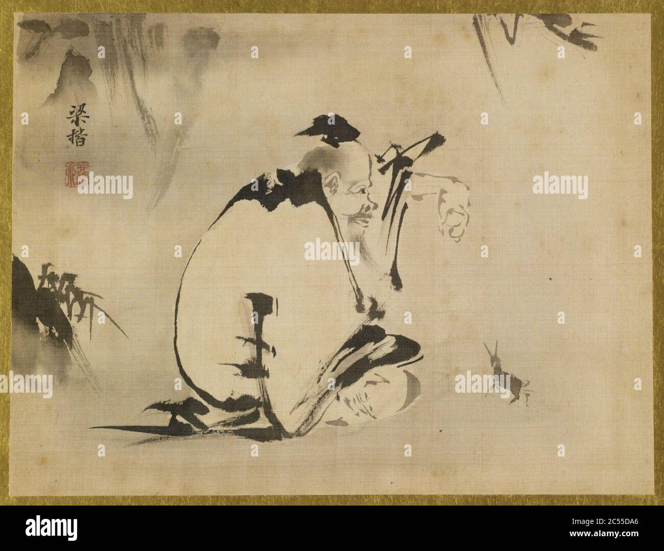 Isen'in Hoin Eishin - A Taoist Immortal Stock Photo - Alamy