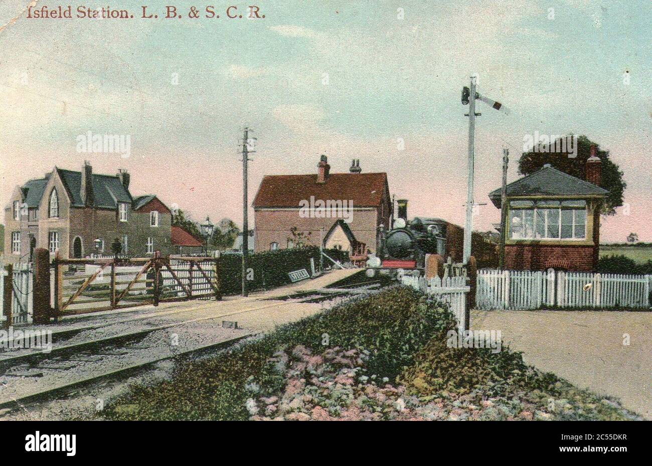 Isfield railway station Stock Photo - Alamy