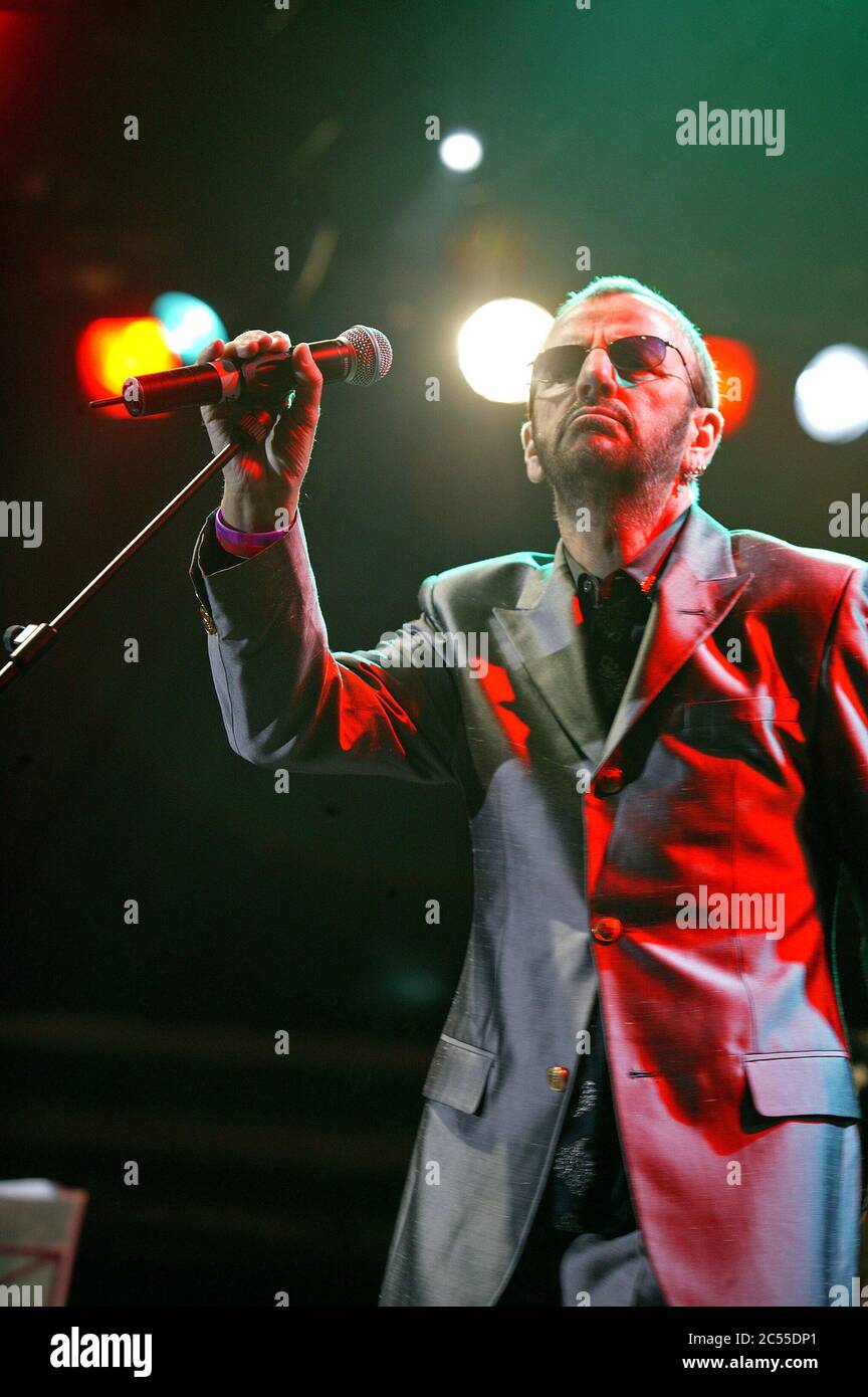 Wintershall Charity Concert 11th June 2005: Ringo Starr Stock Photo - Alamy