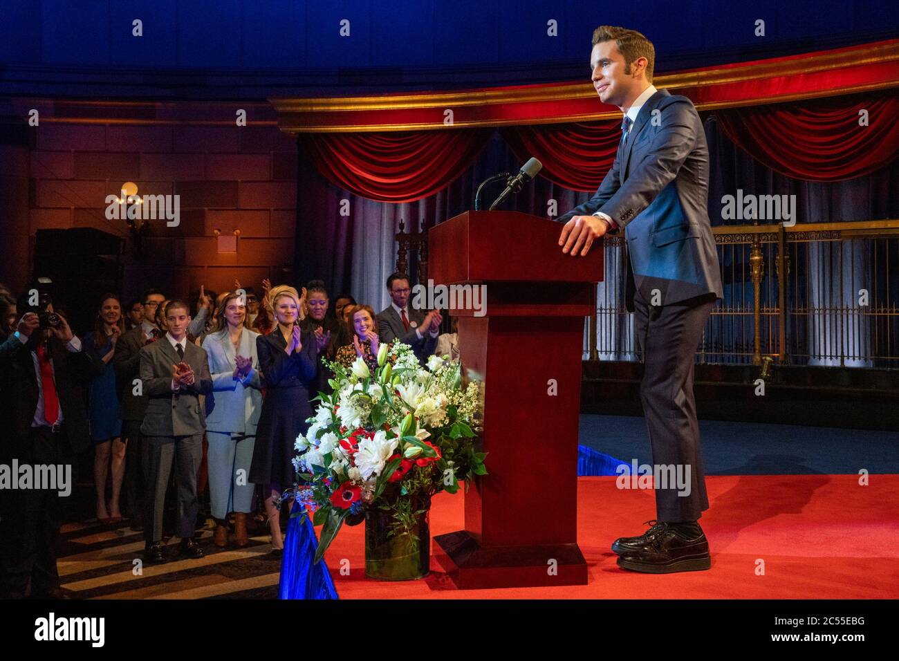 THE POLITICIAN, first row from left: Theo Germaine, Laura Dreyfuss ...