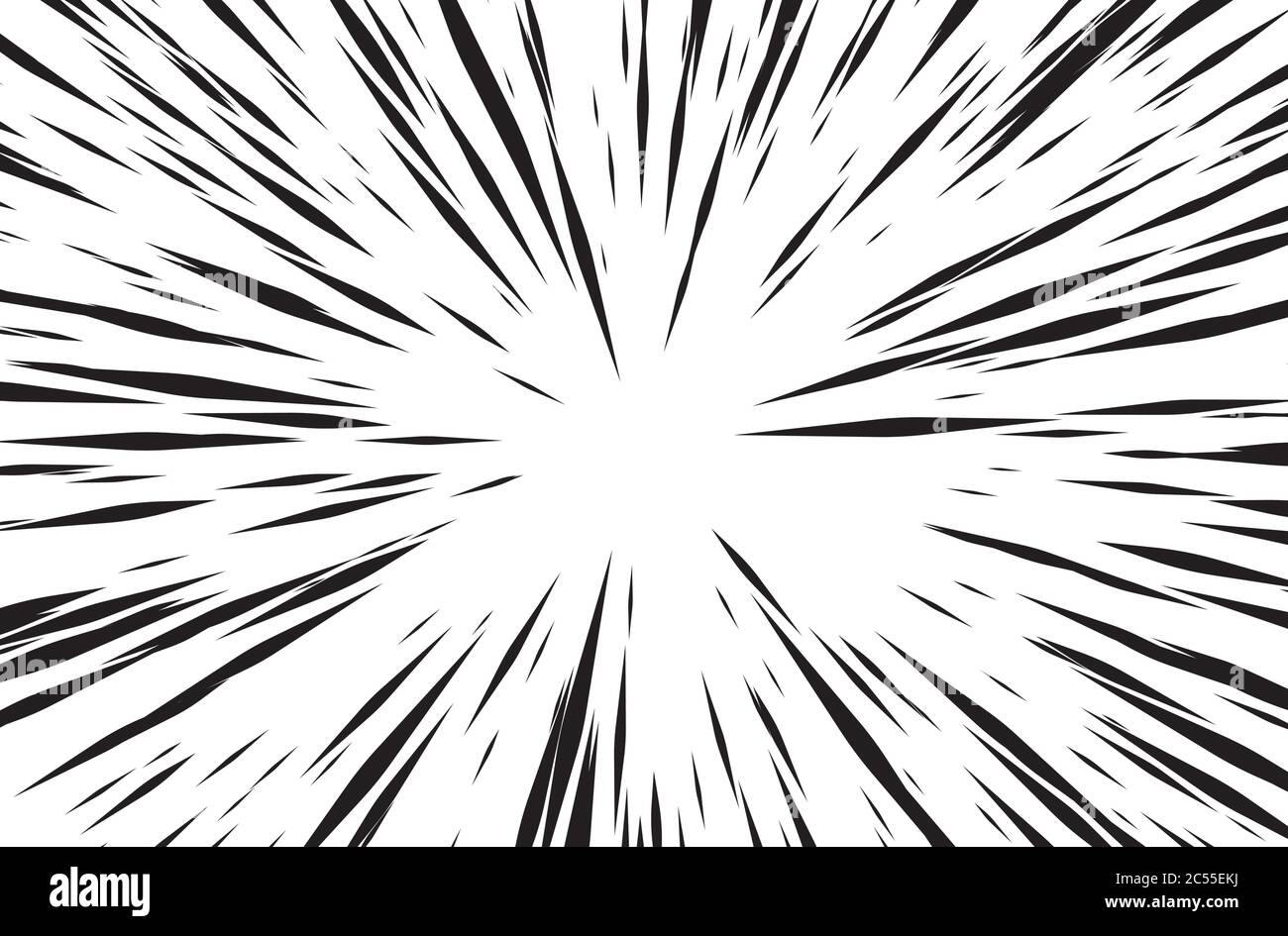 Sun Rays for Comic Books Radial Background Vector Stock Vector Image ...