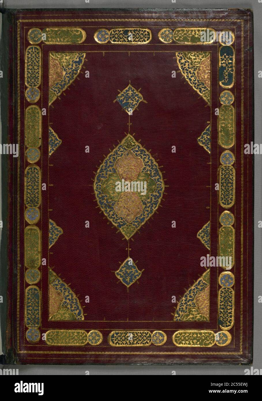 Islamic - Binding from Book on Navigation Stock Photo - Alamy