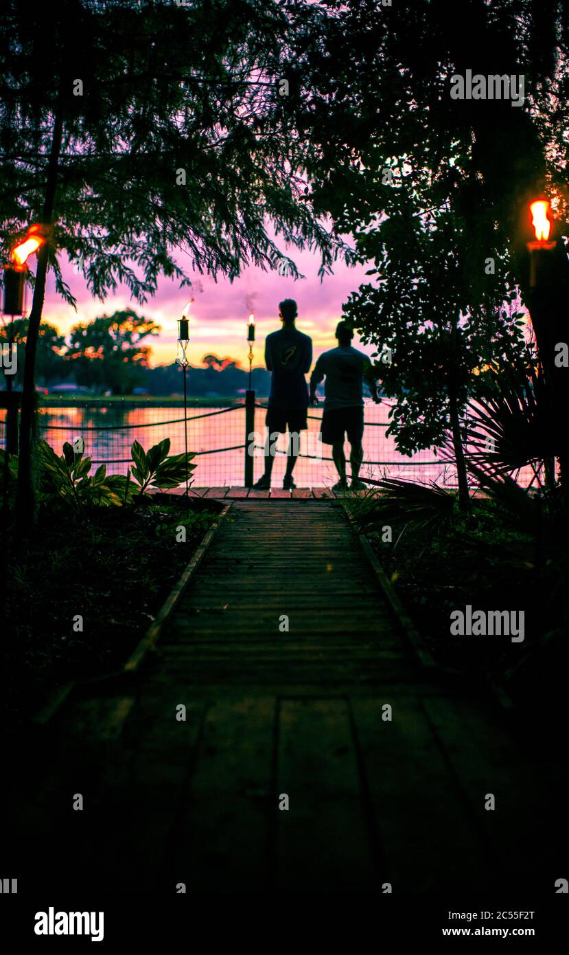 Colorful Texas Sunset Stock Photo - Alamy
