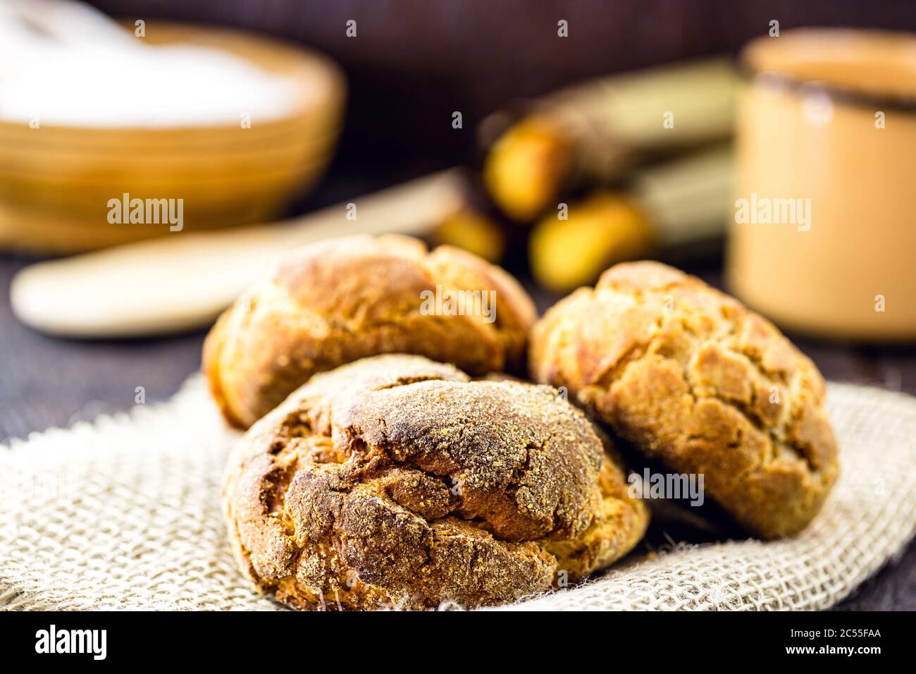 corn bread, called in Brazil Broa or Broinha, corn bread served in June ...