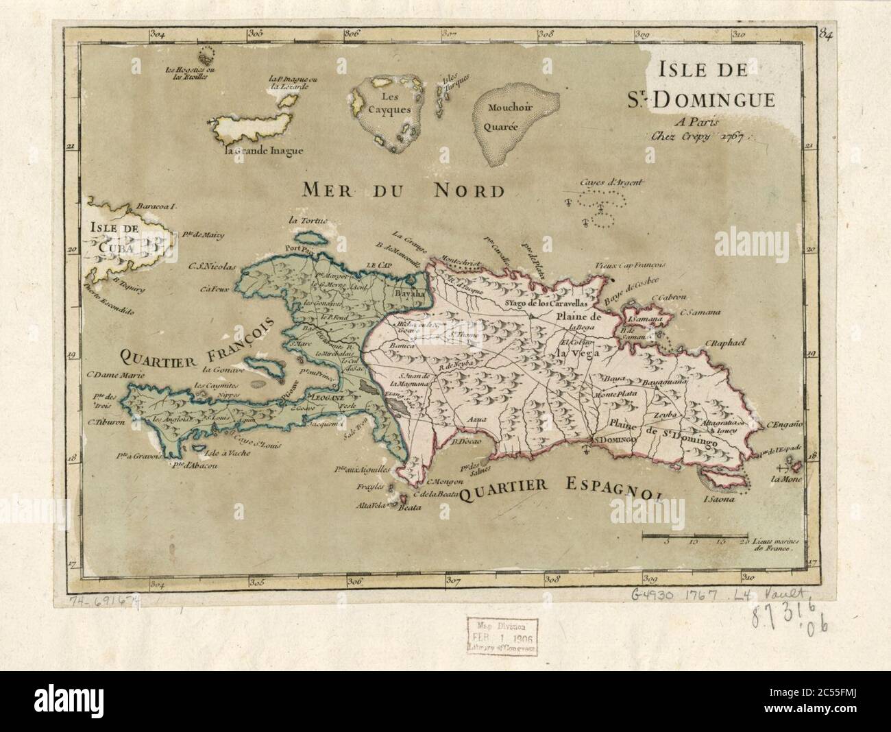 Isle de St. Domingue Stock Photo - Alamy