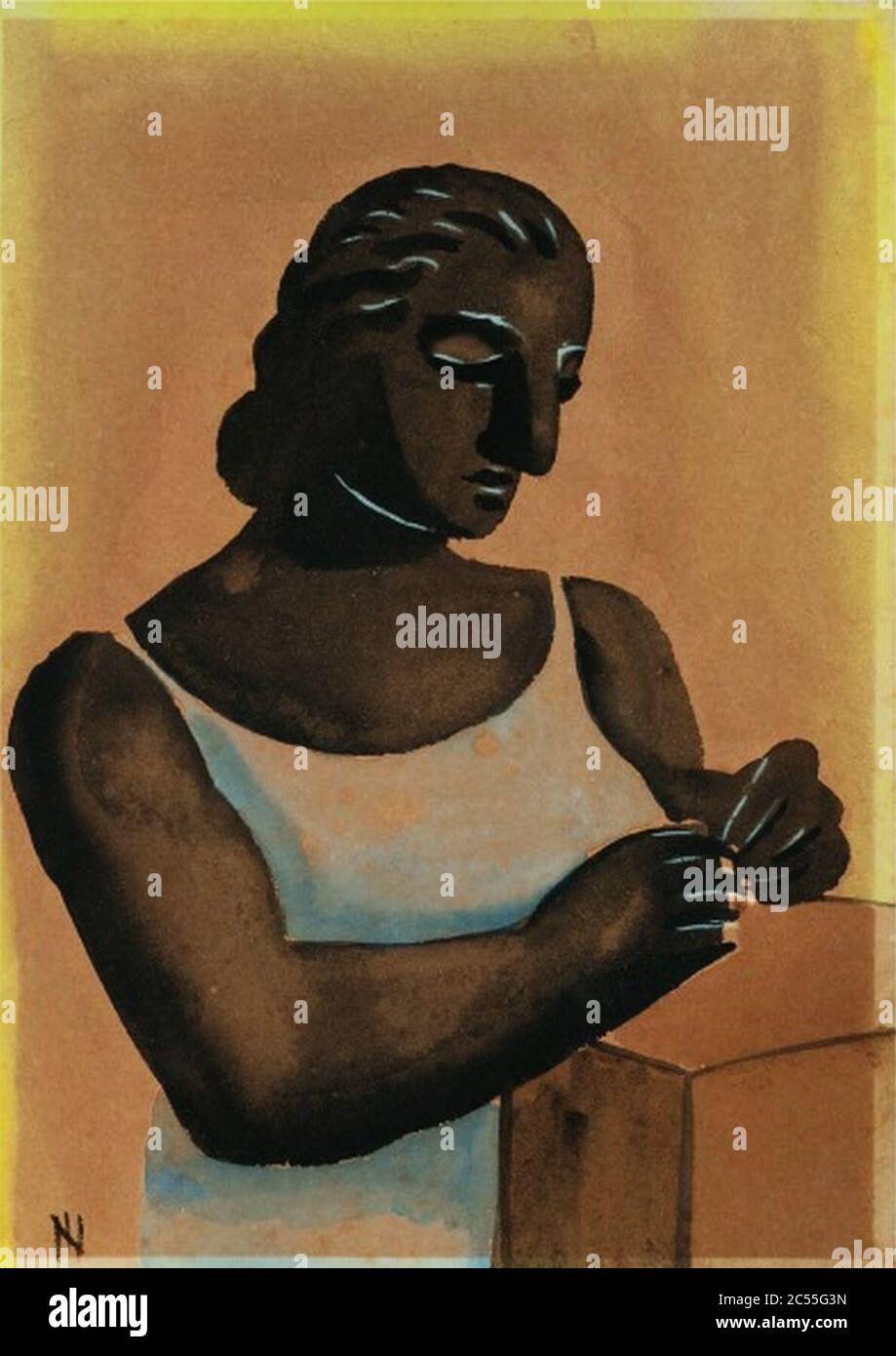 Ismael Nery - Figura de mulher 1930 Stock Photo - Alamy