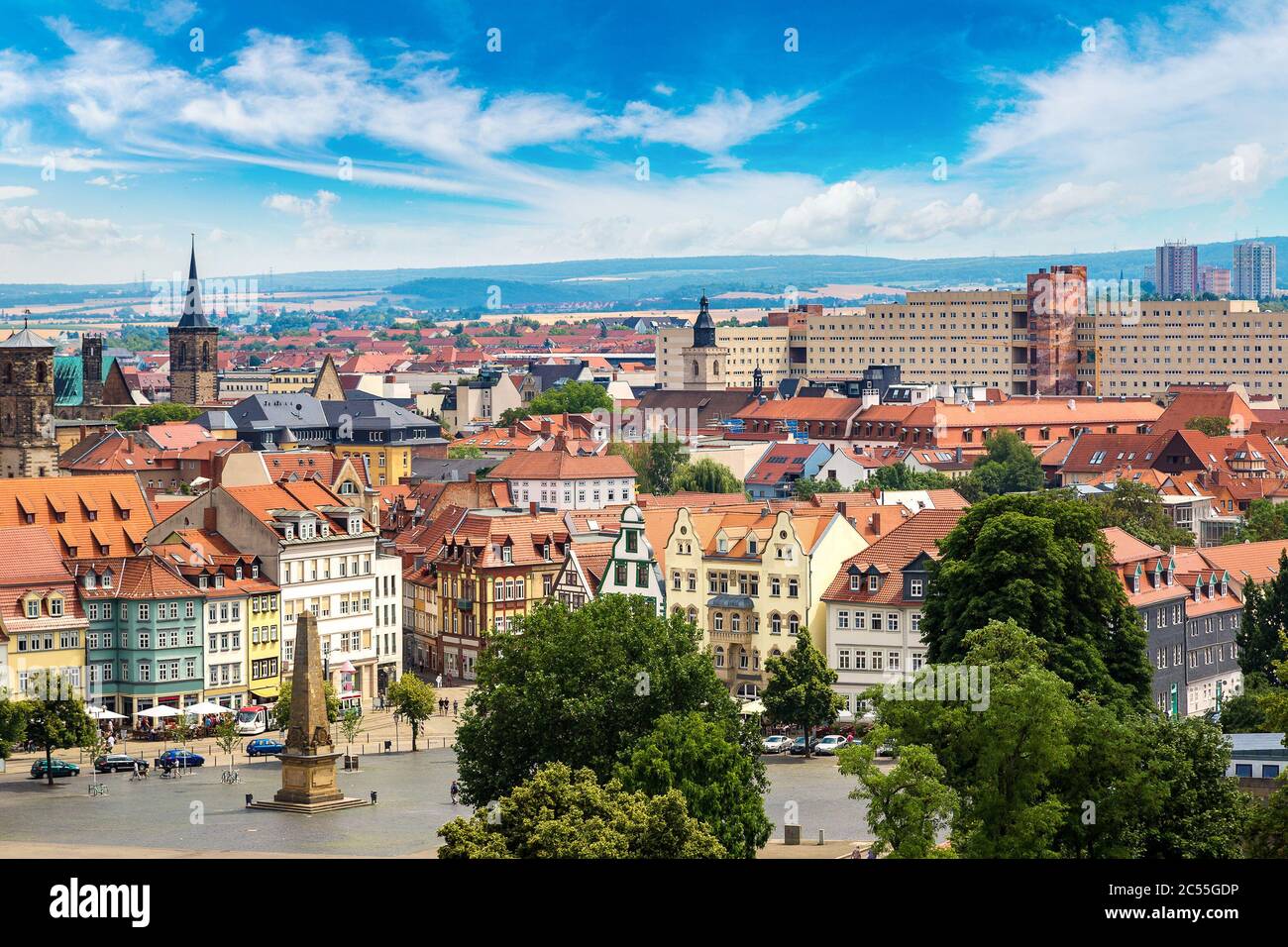 Aerial erfurt hi-res stock photography and images - Alamy