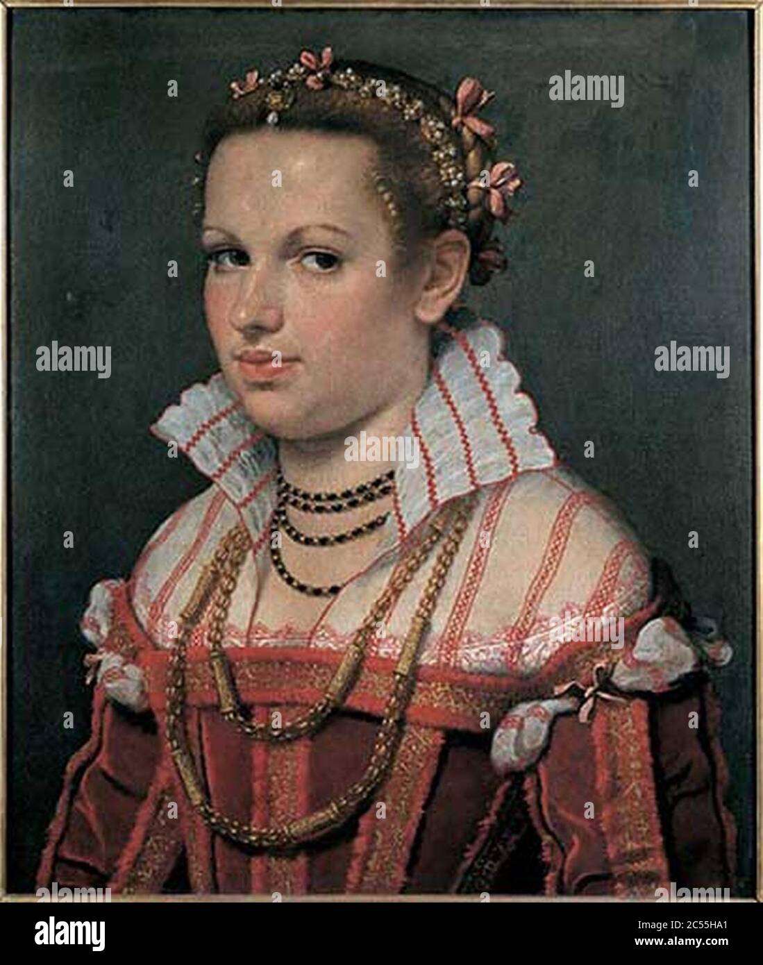 Isotta Brembati by Giovanni Battista Moroni Stock Photo - Alamy