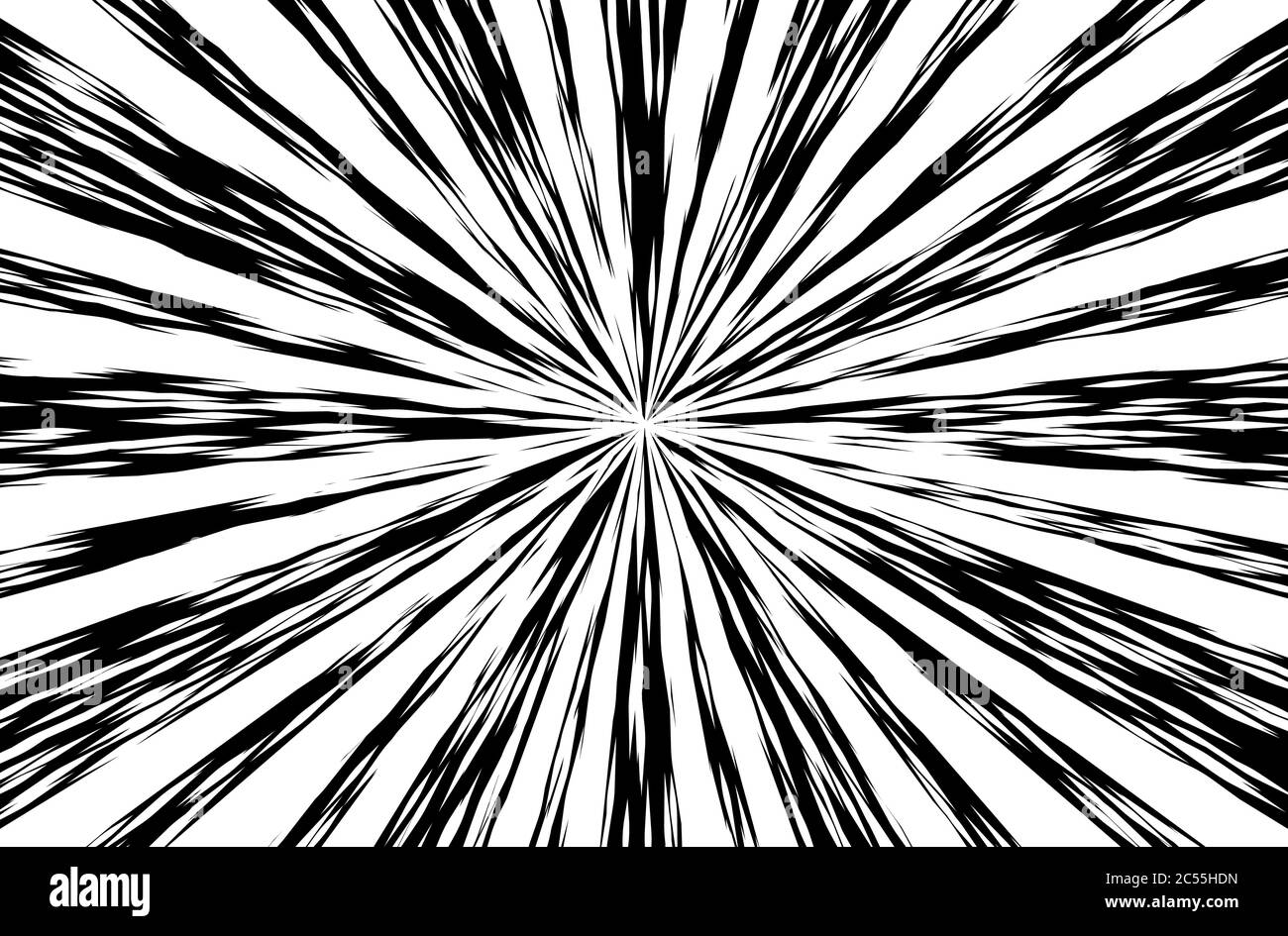 Sun Rays for Comic Books Radial Background Vector Stock Vector Image ...