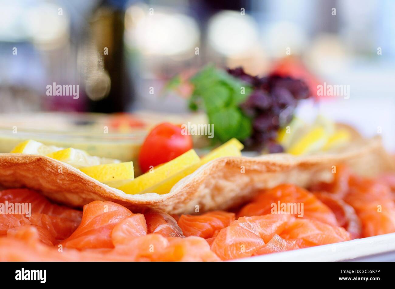Salmon tower building hi-res stock photography and images - Alamy