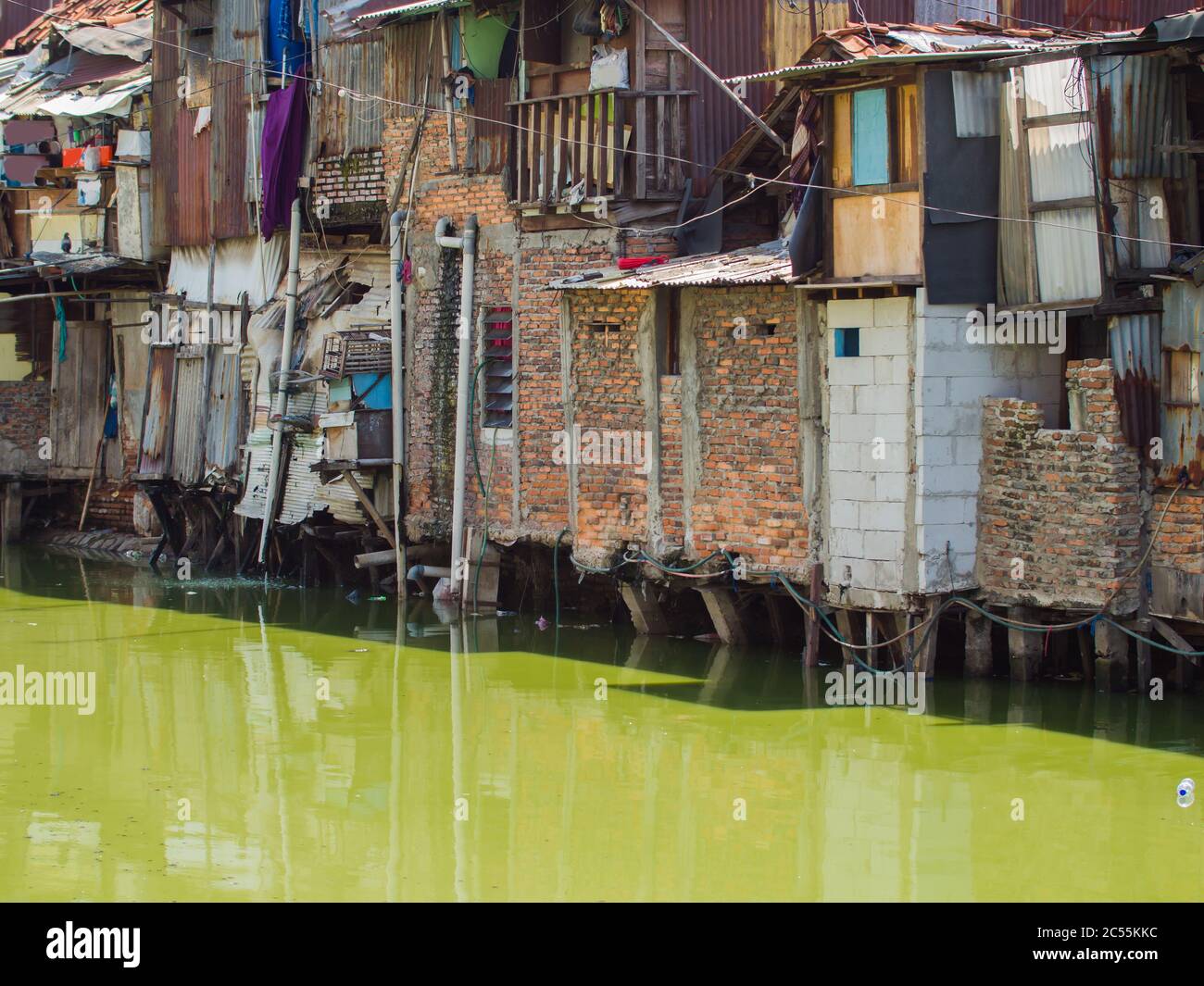 Slums Jakarta Indonesia