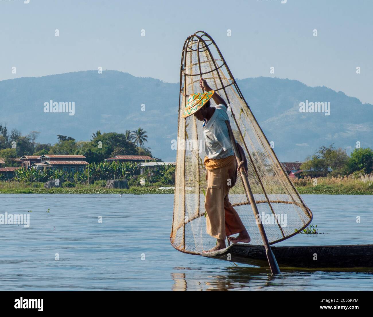 typical fisherman using a different technique Stock Photo - Alamy