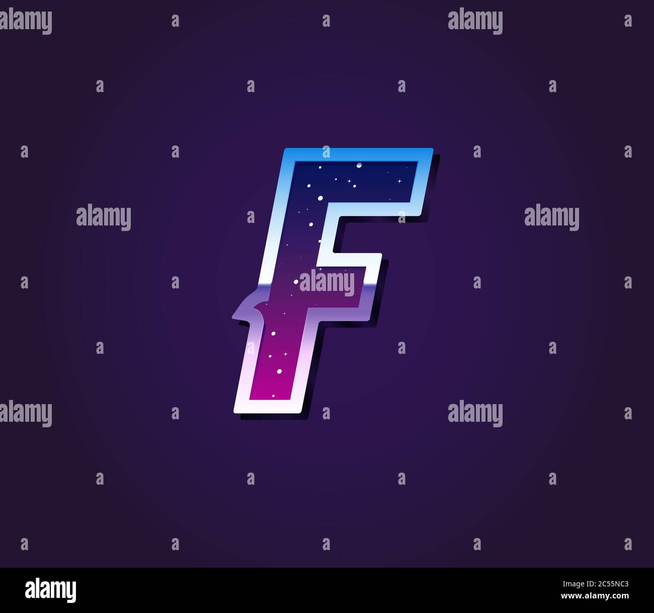 80s Style Retro Sci-Fi Universe Font Vector Stock Vector Image & Art ...