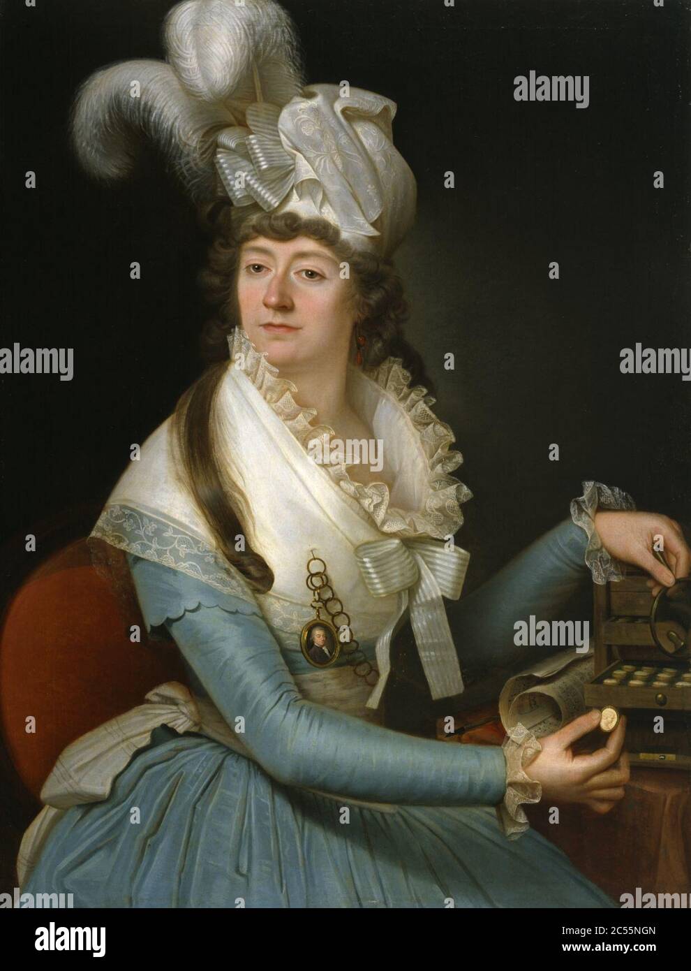 Italian - Portrait of a Lady Stock Photo - Alamy