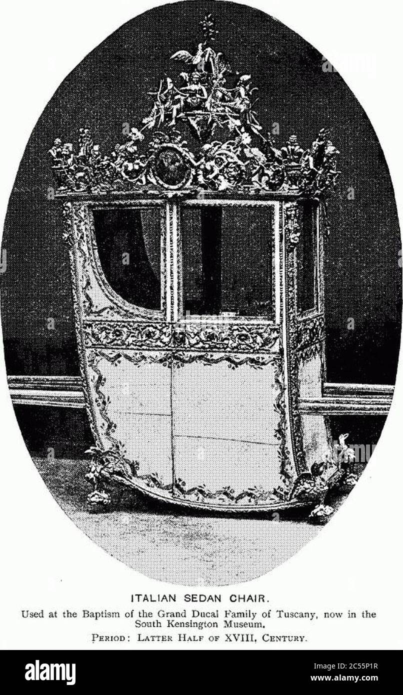 Italian Sedan Chair Stock Photo - Alamy