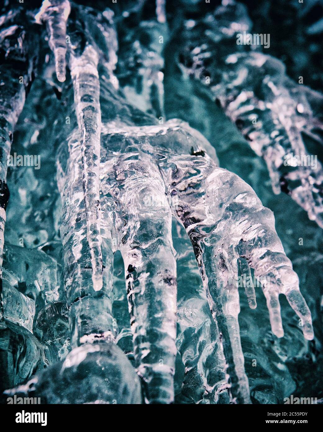 Abstract Ice Formation Stock Photo - Alamy