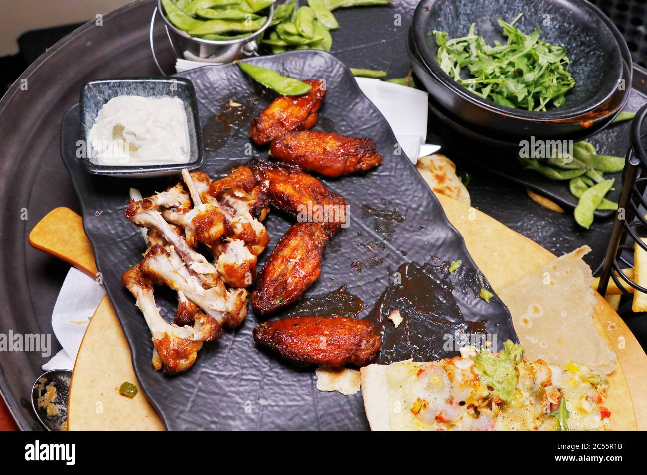wastage of food, mostly seeing in hotels and party events Stock Photo ...
