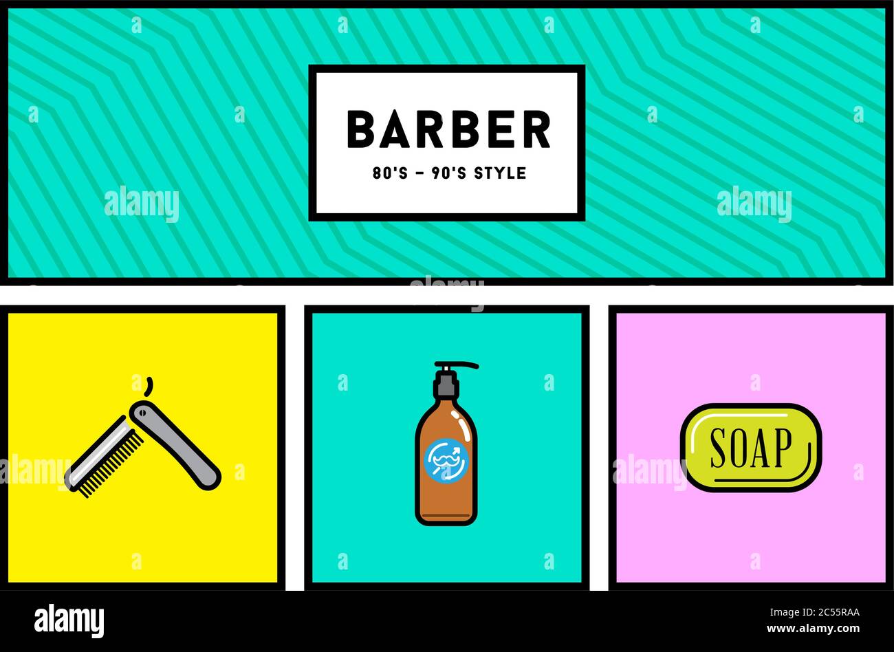 80s style vector text Cut Out Stock Images & Pictures - Alamy