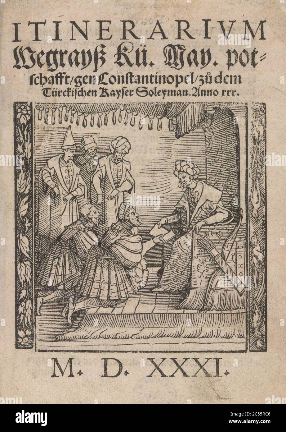 Itinerary of the travel to the Royal Mayor of Constantinople and the ...