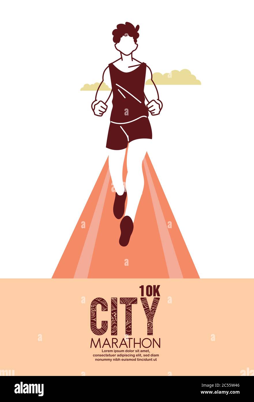 10 k race Stock Vector Images - Alamy