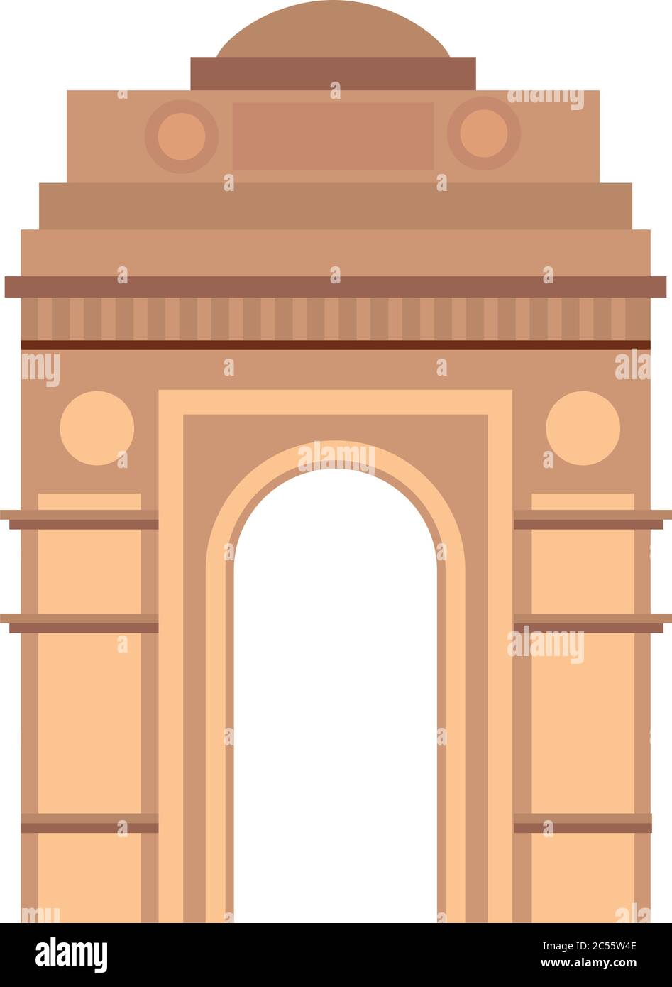 india gate, famous monument of india Stock Vector Image & Art - Alamy