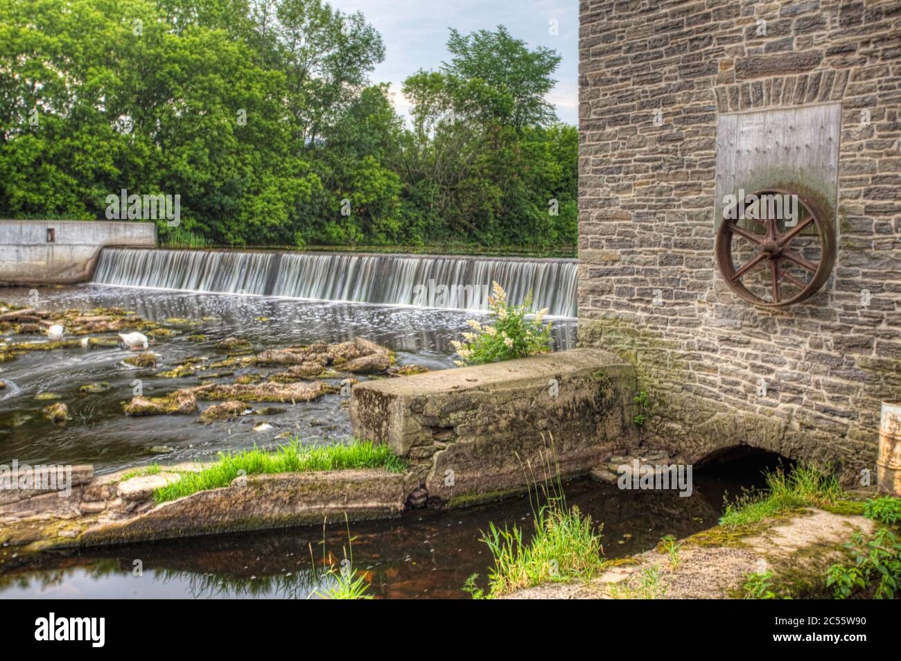 A Scene of Spencerville Mill in Ontario, Canada Stock Photo - Alamy
