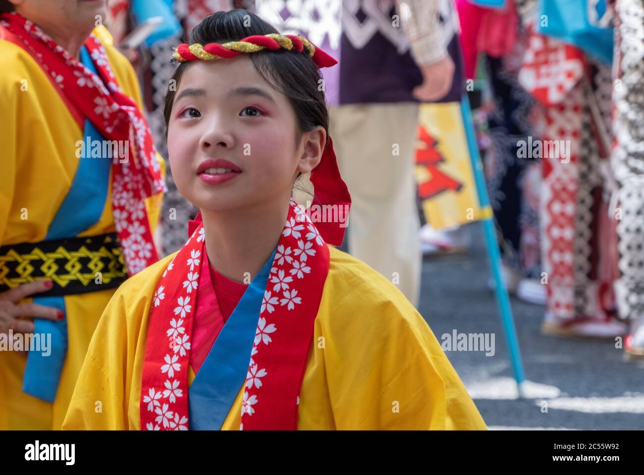Yukata children hi-res stock photography and images - Alamy