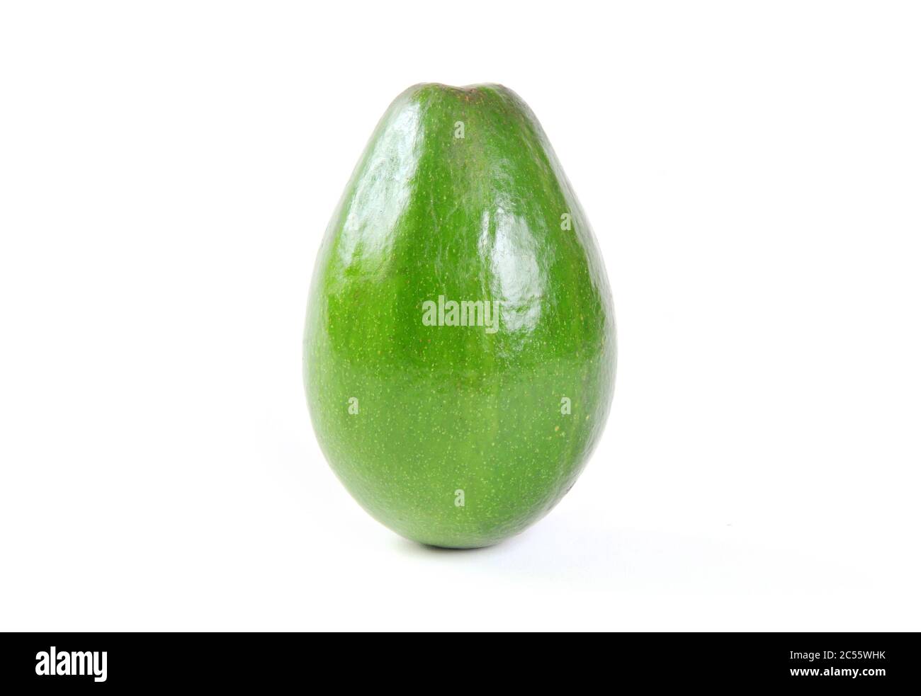 Single avocado isolated on white background Stock Photo - Alamy