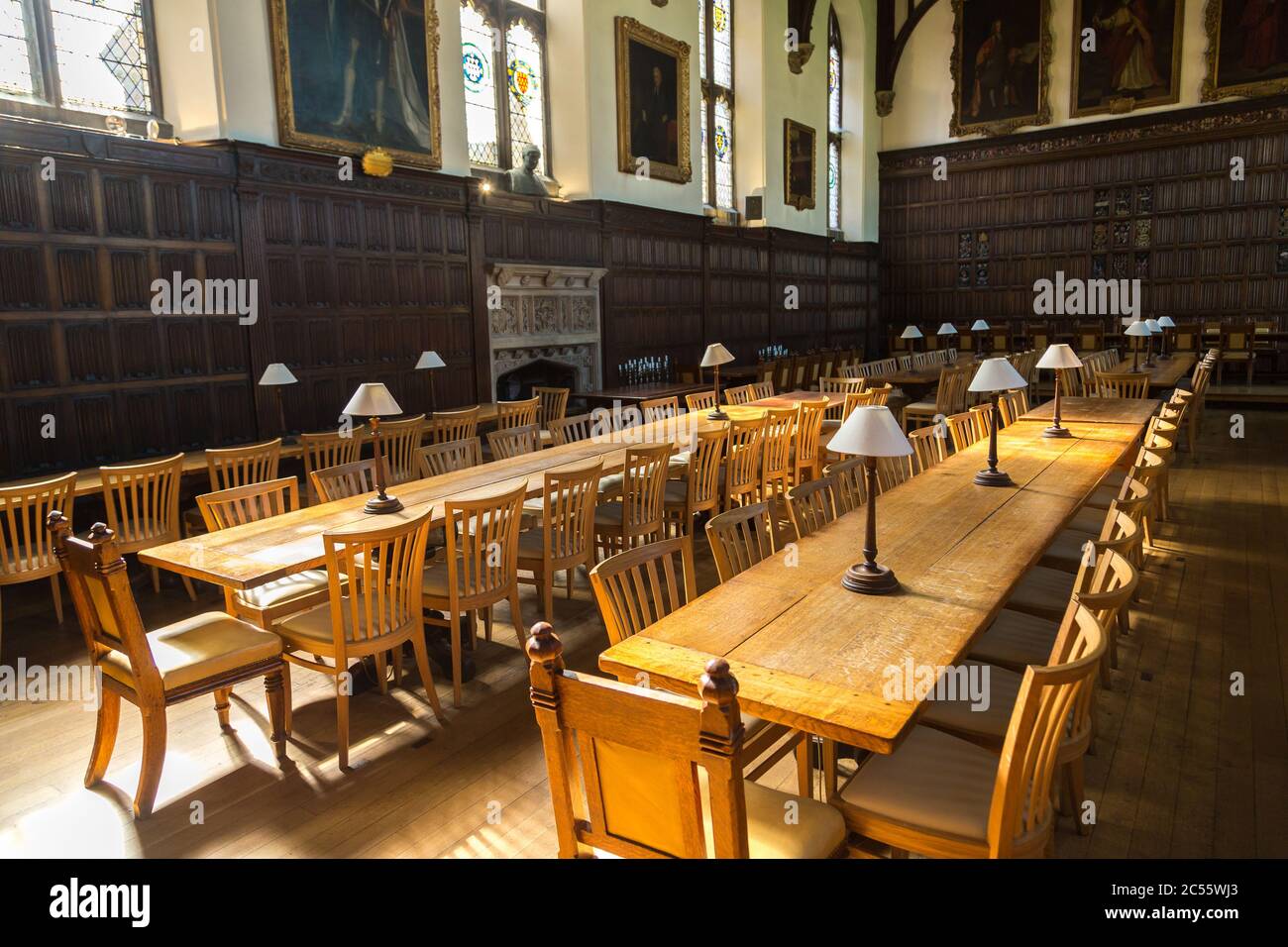 Interior college chapel oxford university hi-res stock photography and ...