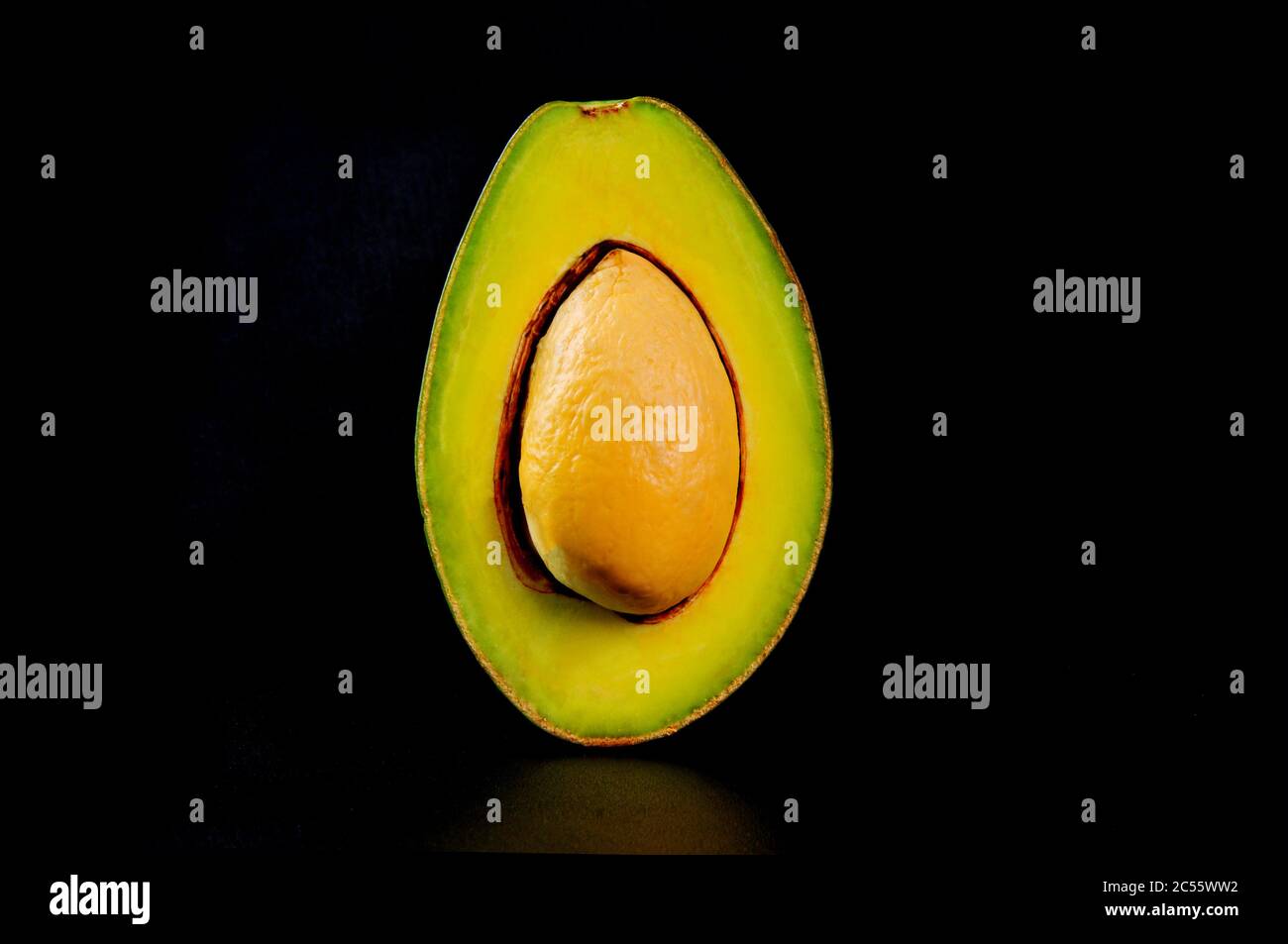 Dark avocado isolated on hi-res stock photography and images - Alamy