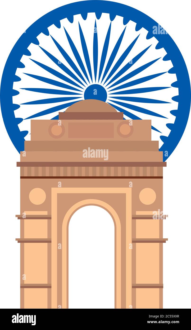 Ashoka architecture Stock Vector Images - Alamy