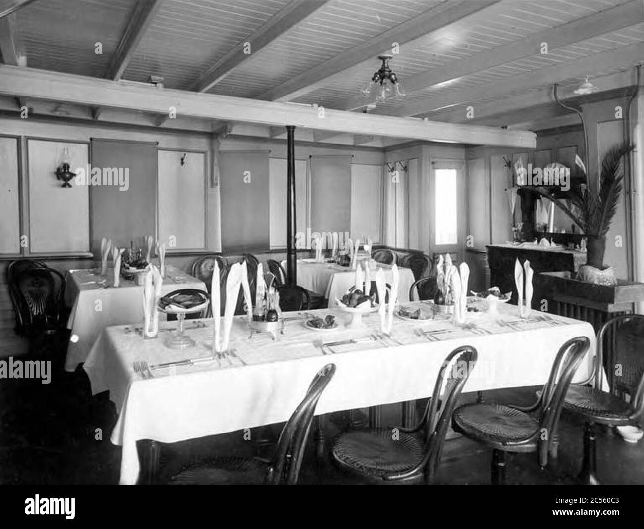 Classic ship interior Black and White Stock Photos & Images - Alamy